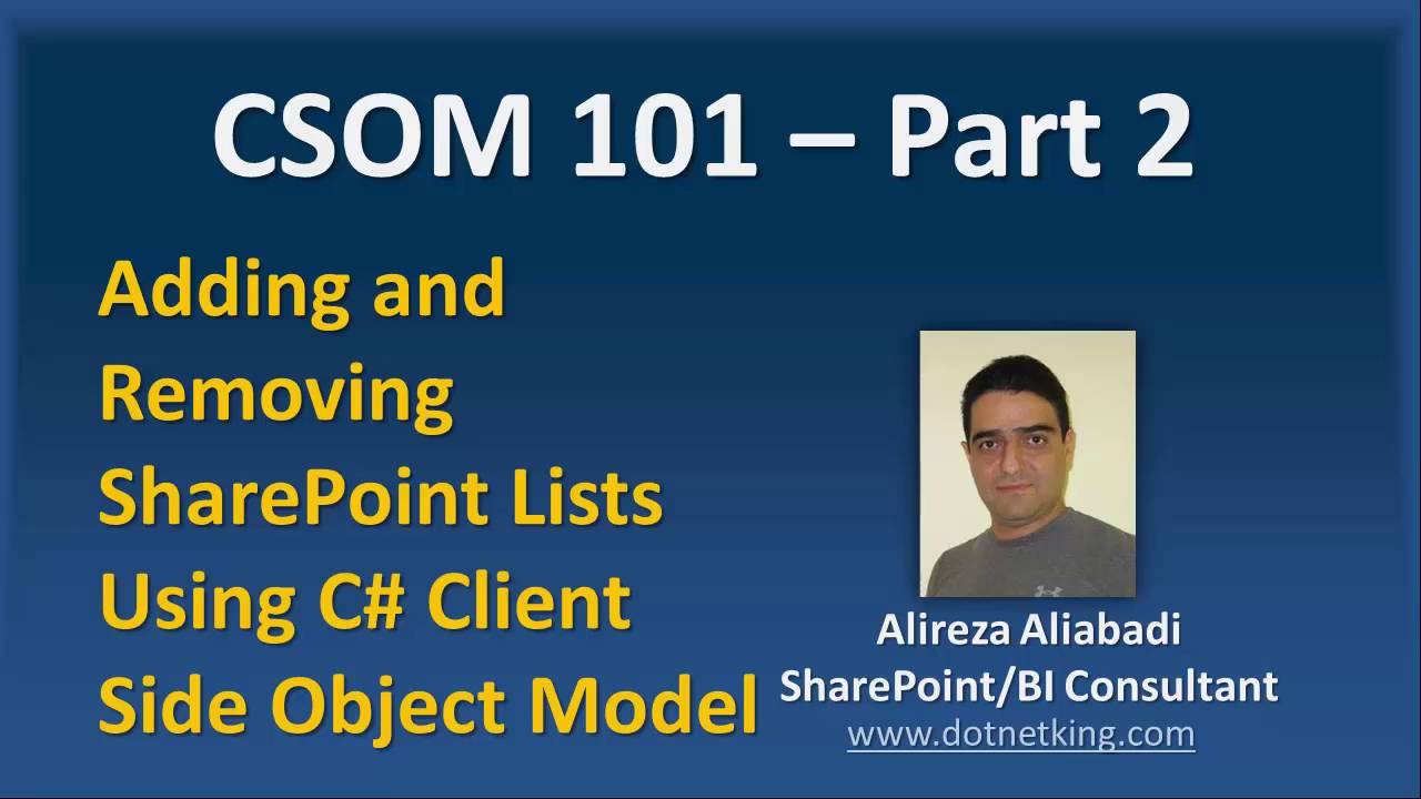 Adding and removing lists to SharePoint site using client side object ...