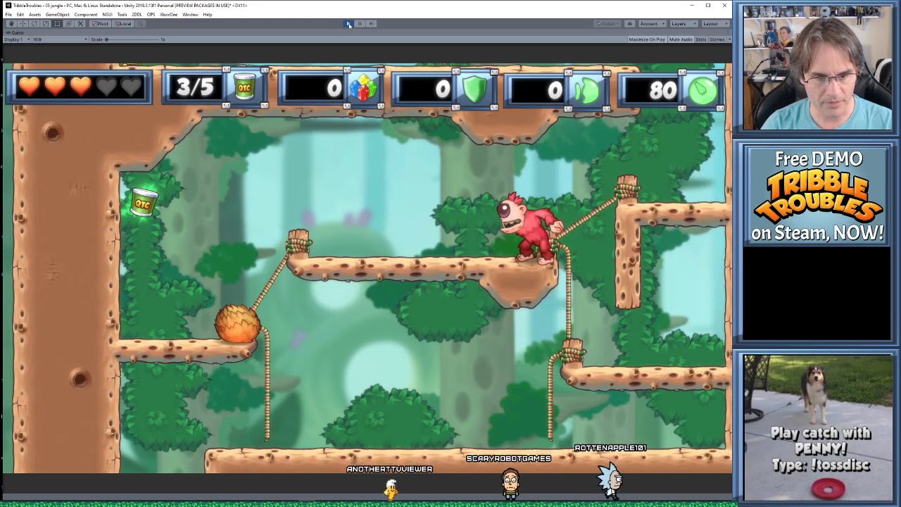 EP 138 - Adding/revising the ape's animation. [Unity] - YouTube