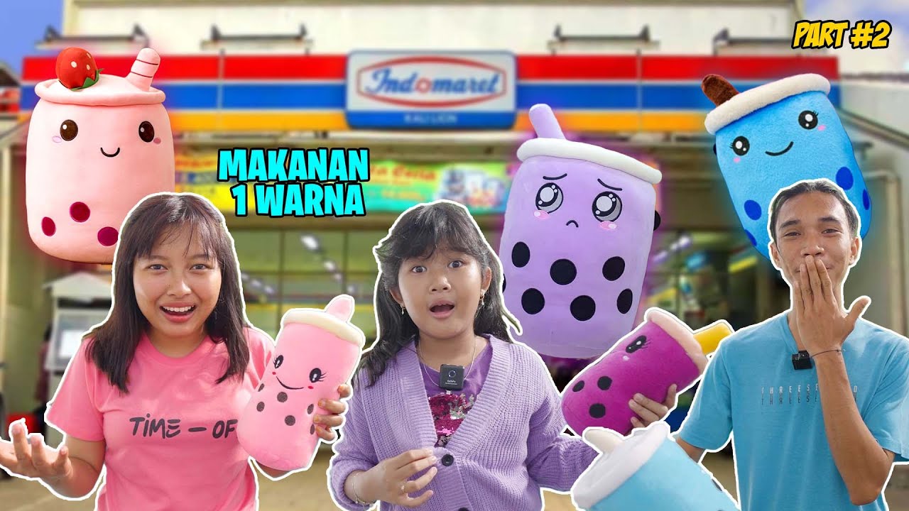 TANTANGAN BELANJA 1 WARNA SESUAI WARNA BONEKA BOBA DI MINIMARKET ...