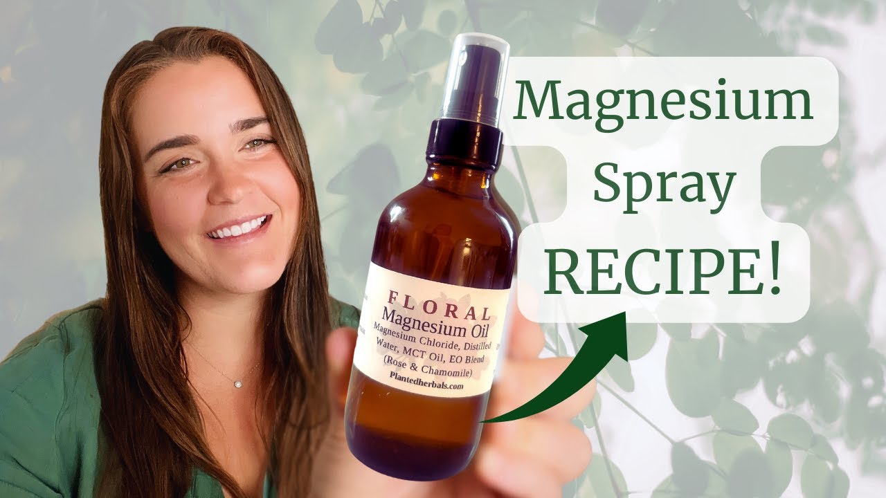 Magnesium Spray Recipe II How To Make Magnesium Oil II Health Benefits ...