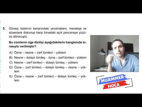 Cümlenin Ögeleri -2 /47. GÜN (65 Günde TYT/KPSS Türkçe Kampı)