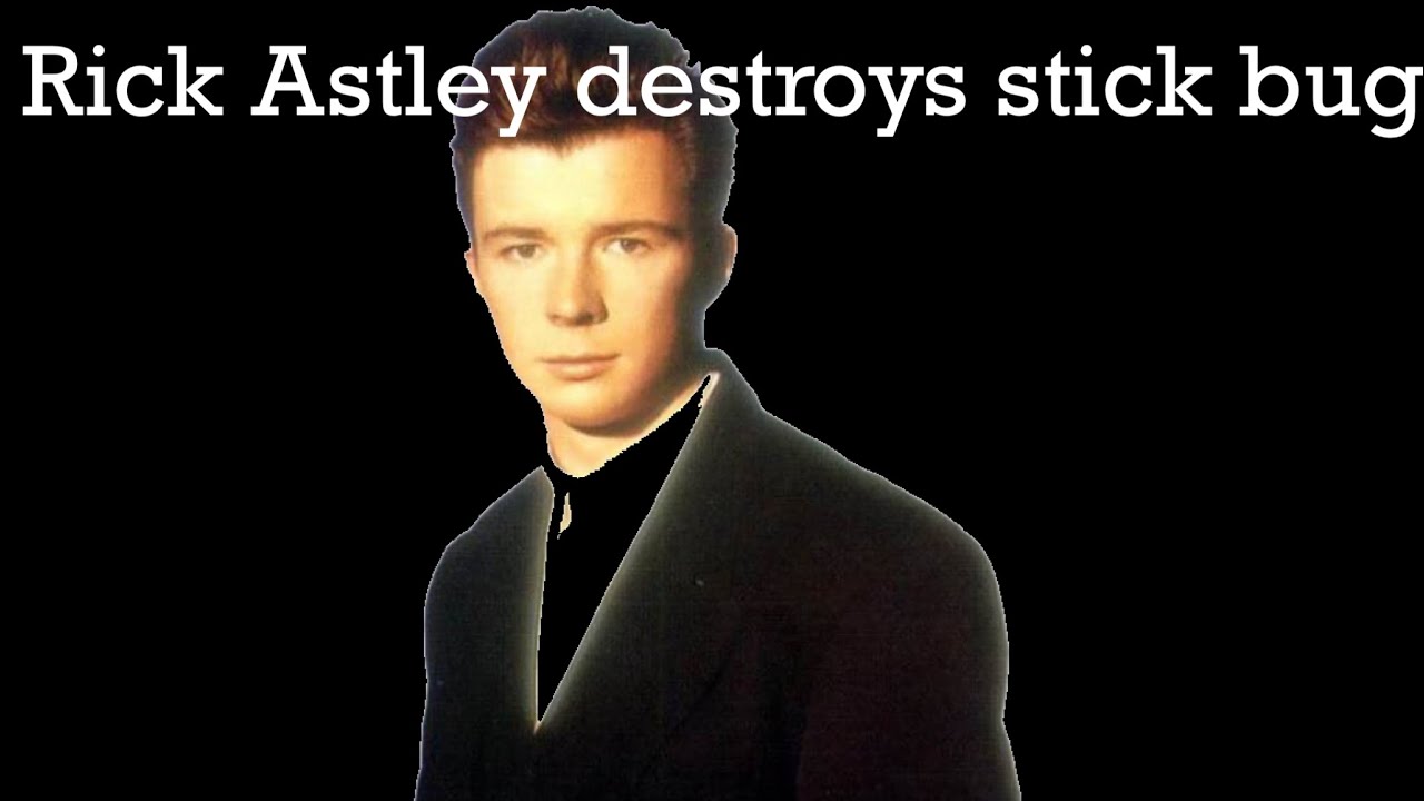 Rick Astley destroys stick bug (Part 1) - YouTube
