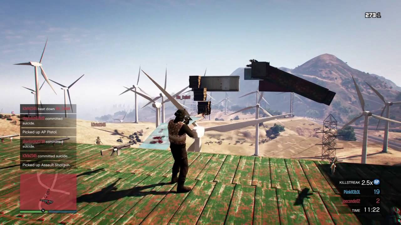 (GTA 5 ONLINE) WINDMILL PARKOUR - YouTube