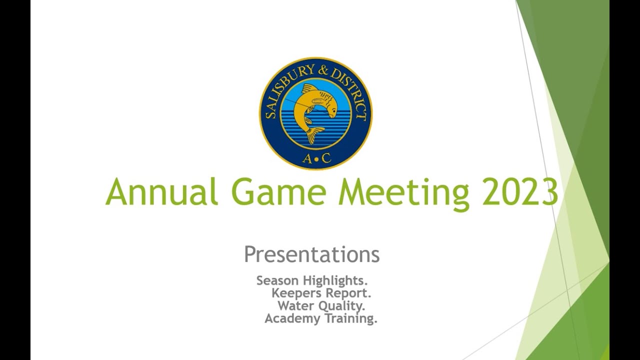 S&DAC Annual Game Meeting 2023 - YouTube