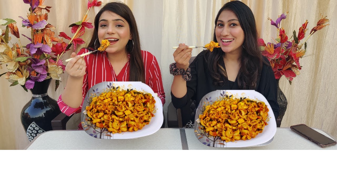 PANEER MACRONI (PASTA) Eating Challenge | Pasta Eating Competition | # ...