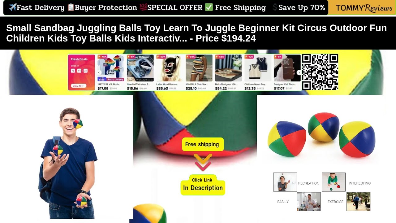 Small Sandbag Juggling Balls – Learn To Juggle Kit for Kids & Beginners ...