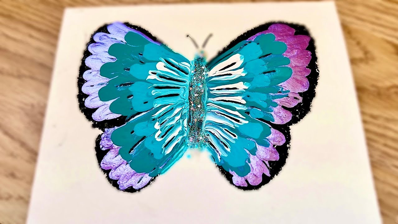3D Butterfly Card! 🦋 Easy DIY - YouTube