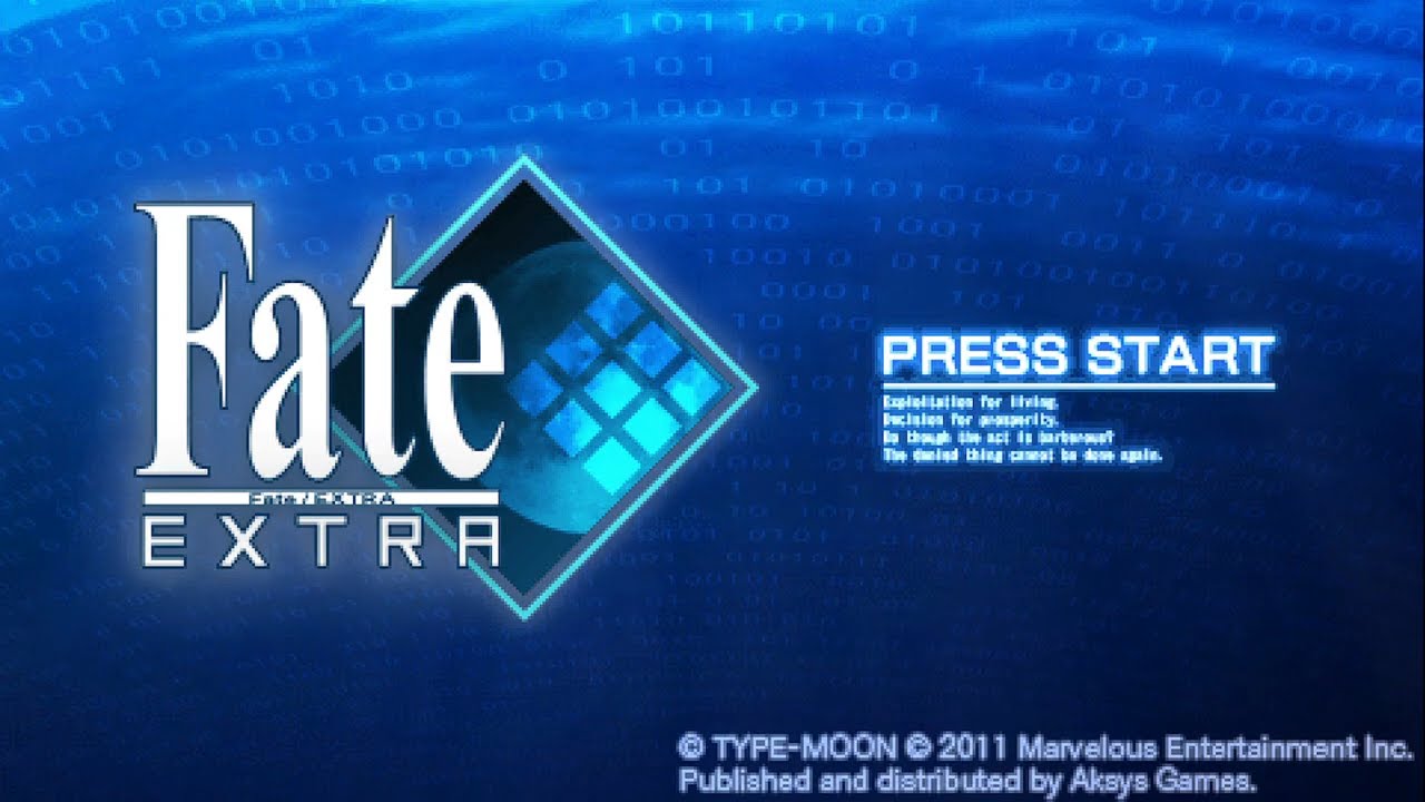 Fate/Extra - PSP - Gameplay - YouTube