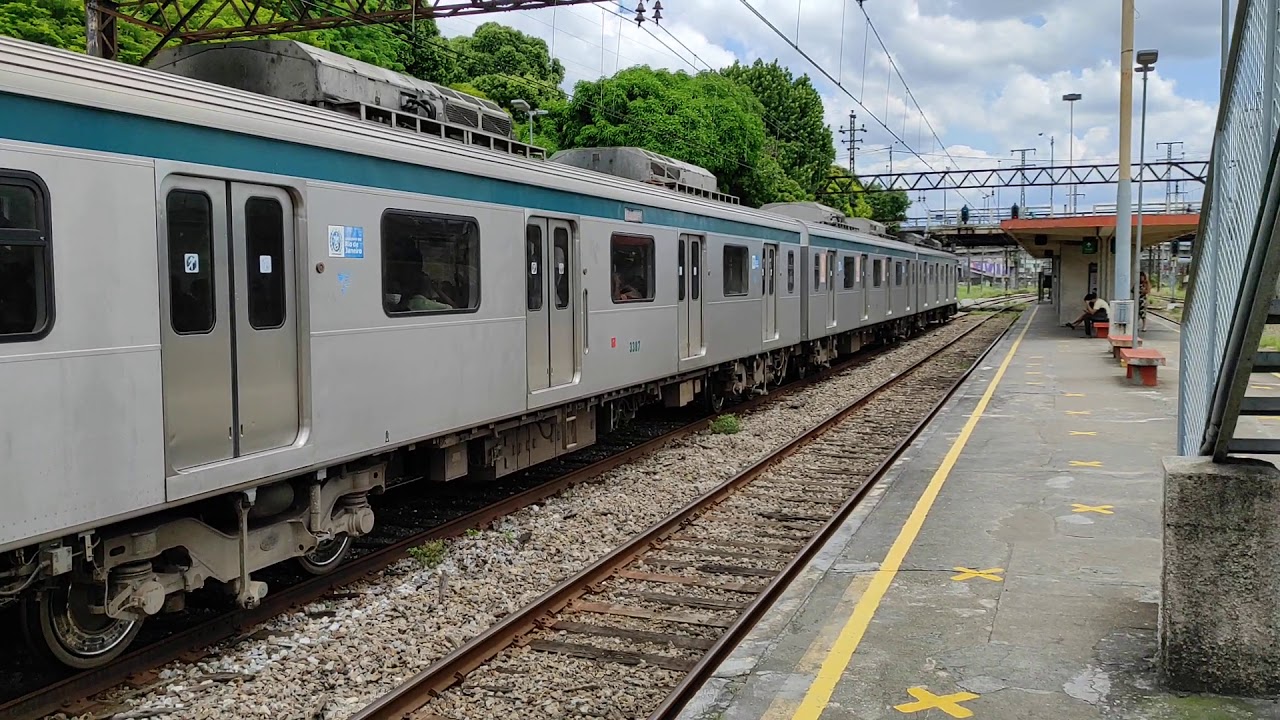 Supervia 2020 - 22/10/2020 - série 3.000 na estação de trem de Bento ...