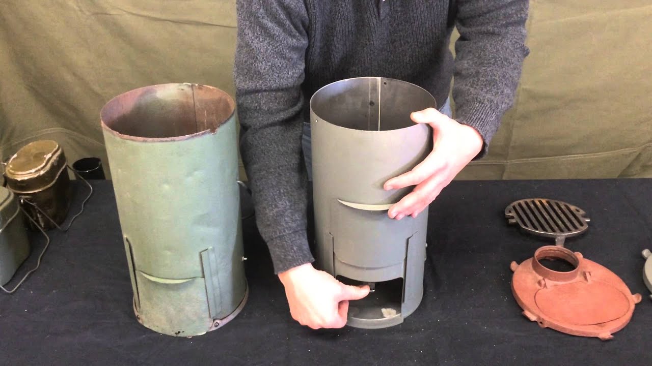 WWII GERMAN BUNKER STOVE - YouTube