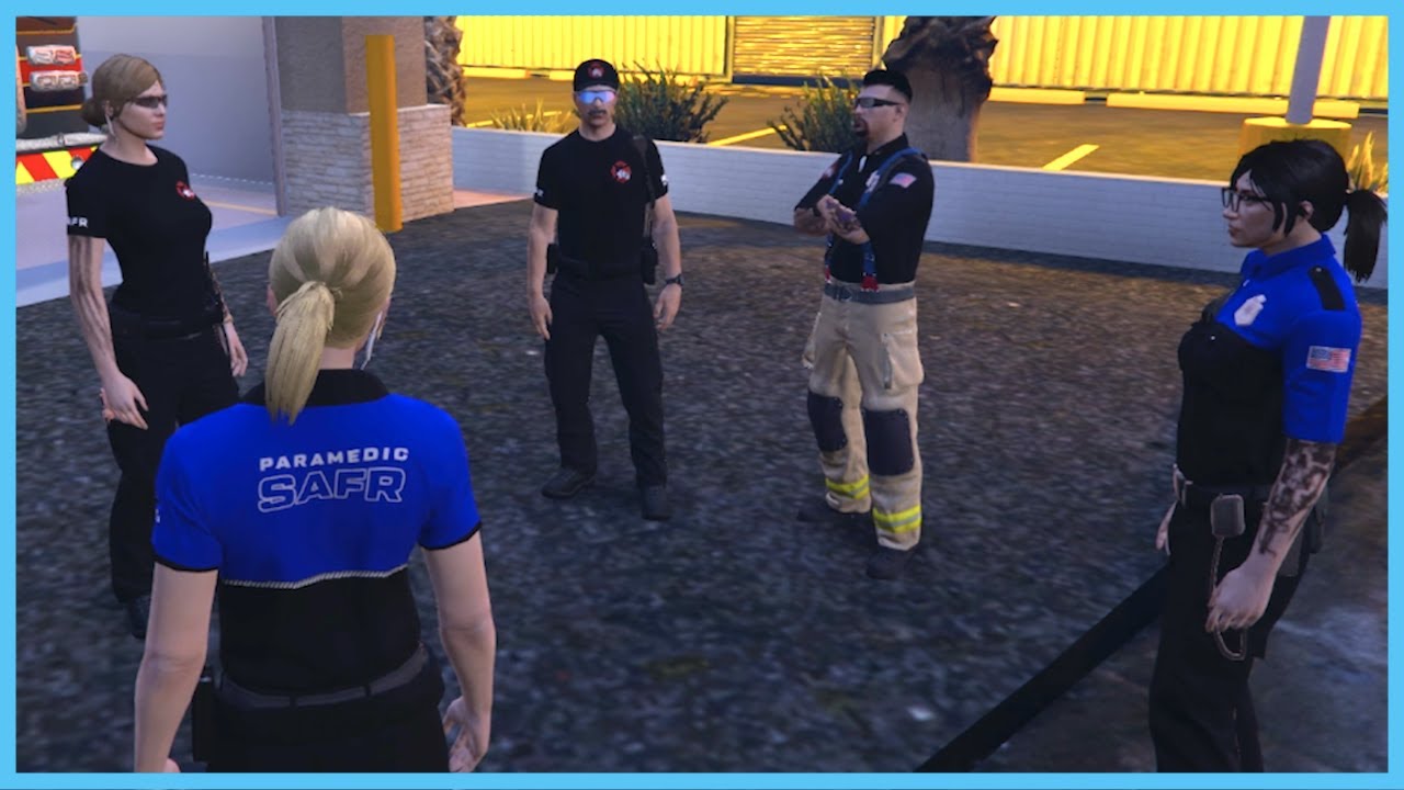Overrun By Probie Firefighters- GTA 5 Roleplay- SA’F - YouTube