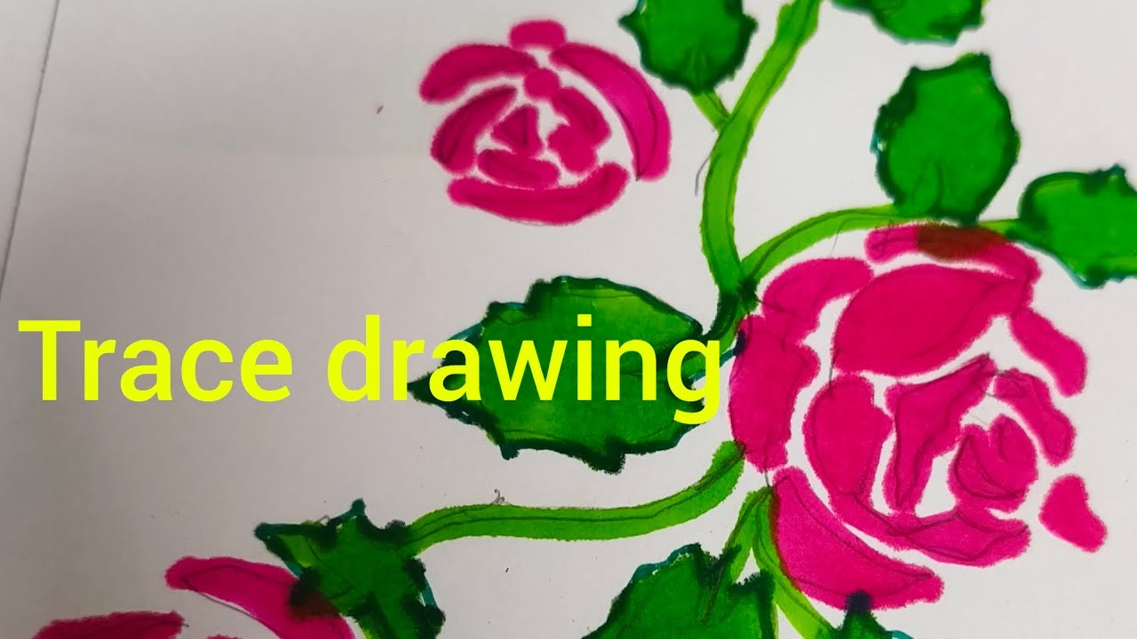 Trace drawing? - YouTube