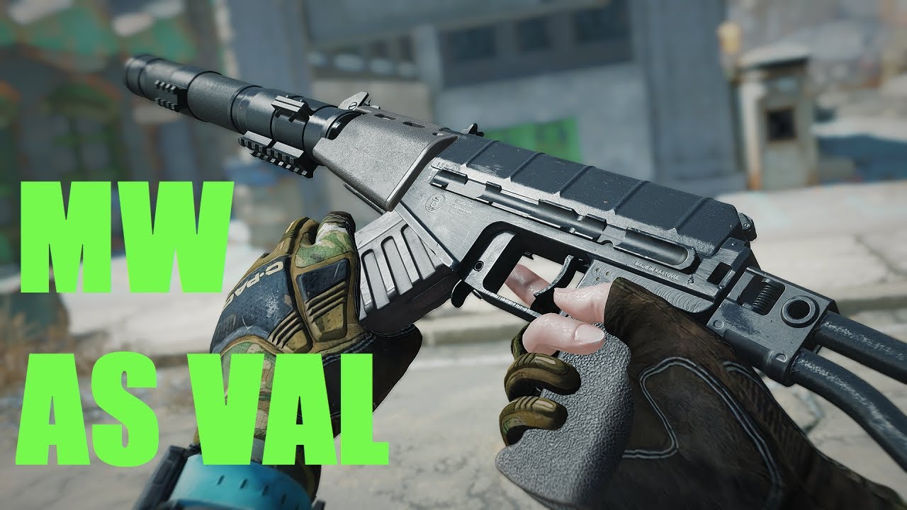 Fallout 4 Mod Review - MW AS Val - YouTube