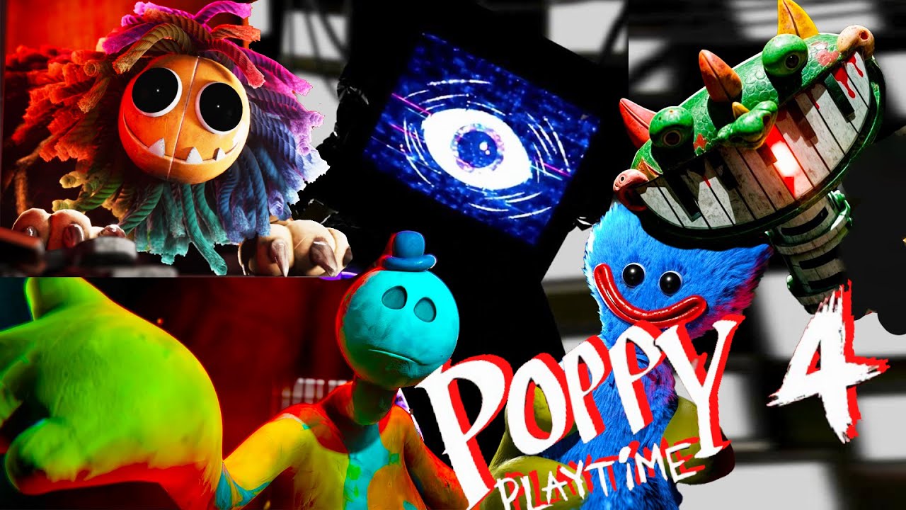 🧩 Все персонажи Poppy Playtime Chapter 4 в одном видео! Краткий обзор ...