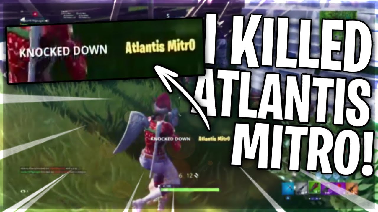 I KILLED ATLANTIS MITR0 + REACTION (Both POV’s) NO CLICKBAIT Fortnite ...