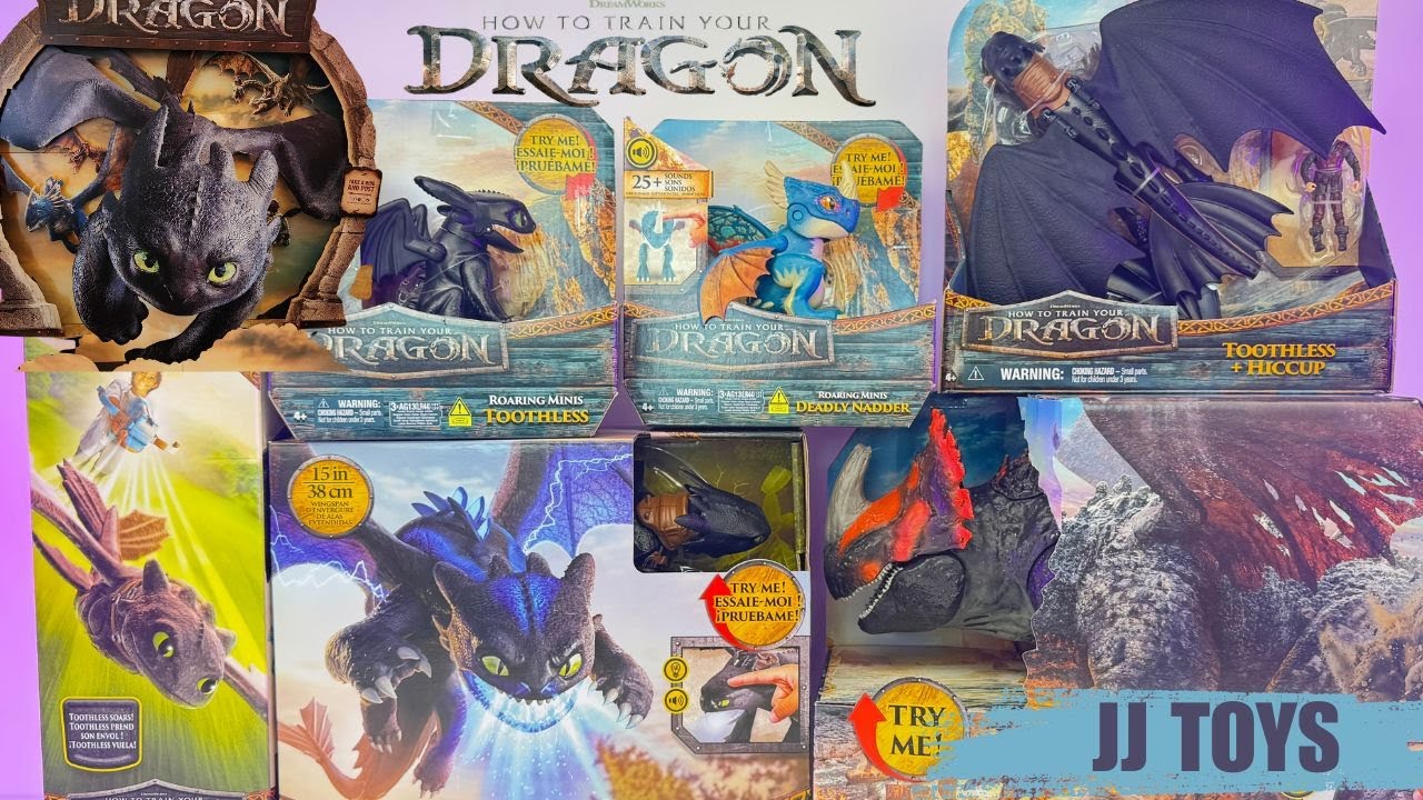 How to Train Your Dragon Toys Unboxing & ASMR Review | DreamWorks ...