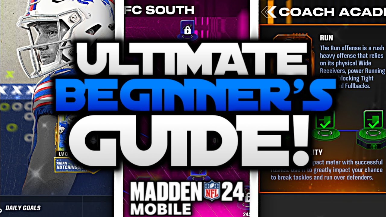ULTIMATE BEGINNER'S GUIDE TO MADDEN MOBILE 24! - YouTube