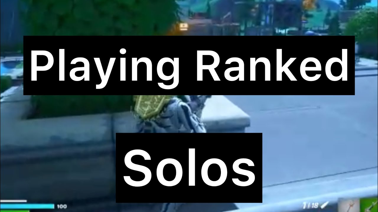 Playing Ranked Solos - YouTube