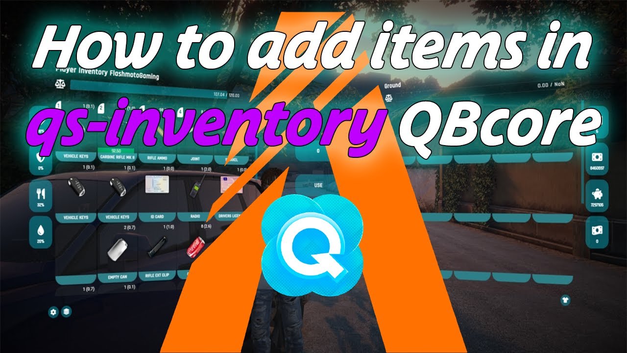 How to add items in qs-inventory QBcore (2025) - YouTube
