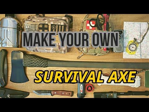MAKE YOUR OWN SURVIVAL AXE! DIY BUGOUT GEAR FOR SHTF! #prepper # ...