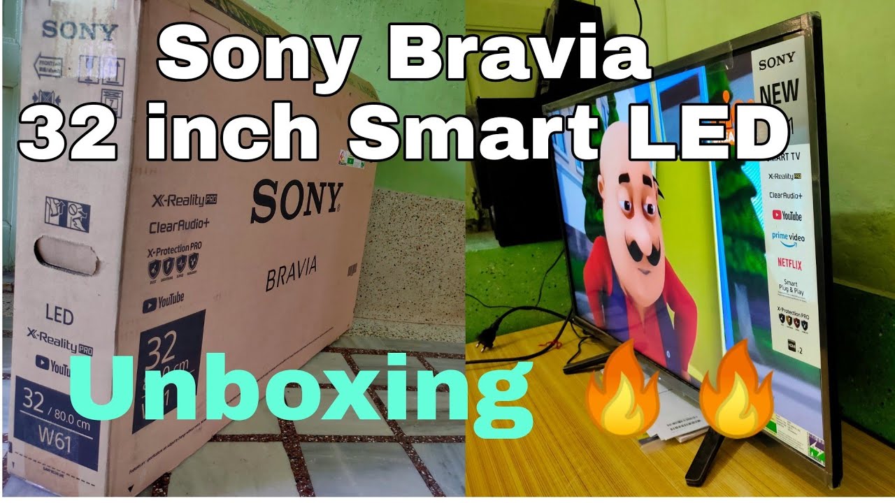 Sony Bravia LED TV 32 inch Unboxing | Sony 32 inch smart tv - YouTube