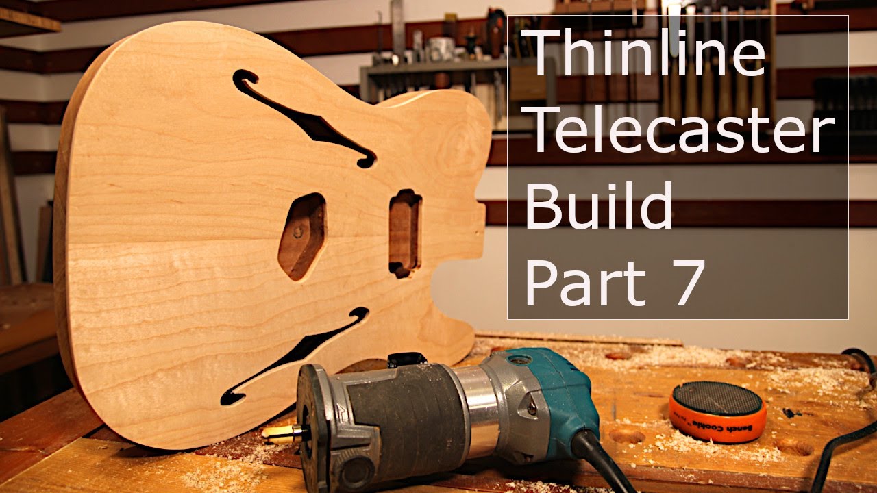 Thinline Telecaster build part 7 - YouTube