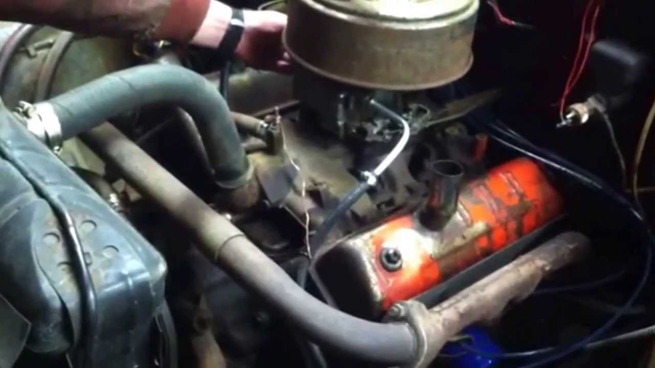 292 y block v8 first start in 12 years - YouTube