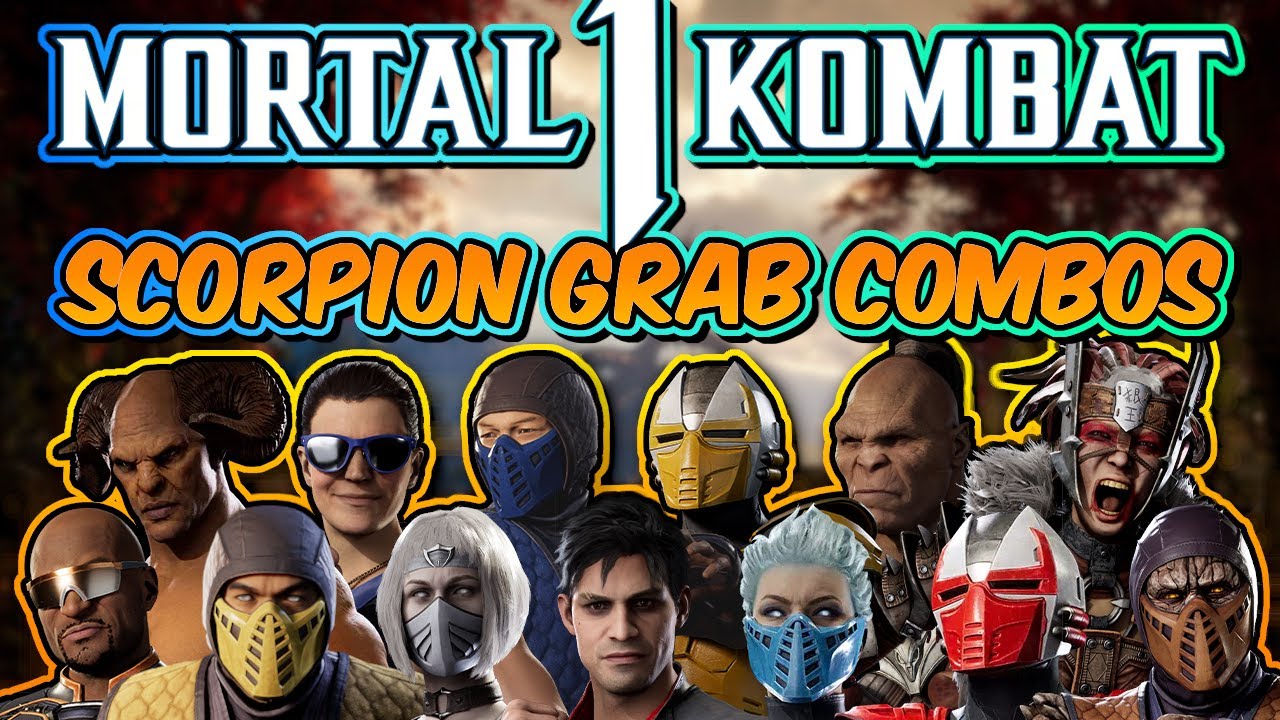 Scorpion Grab Combos With EVERY Possible Kameo in Mortal Kombat 1 - YouTube