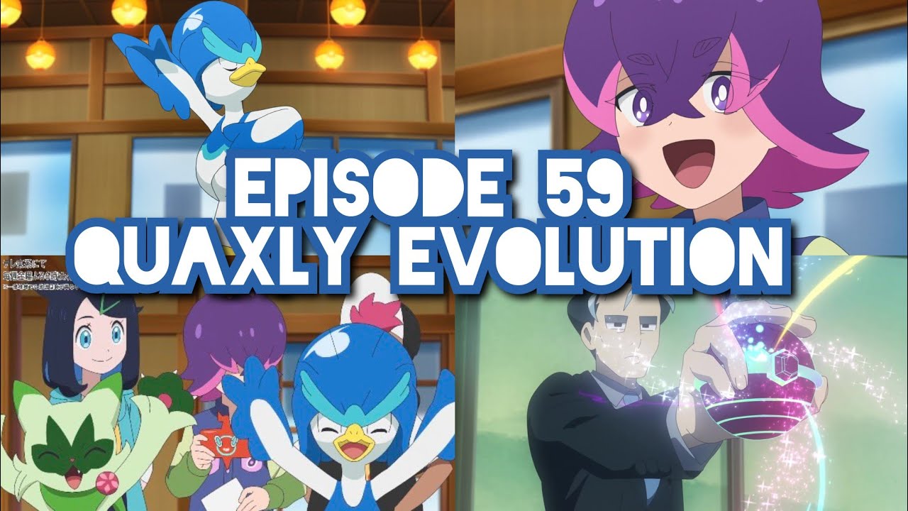 QUAXLY EVOLVED INTO QUAXWELL?! Dot vs Larry • Pokemon Horizons Episode ...