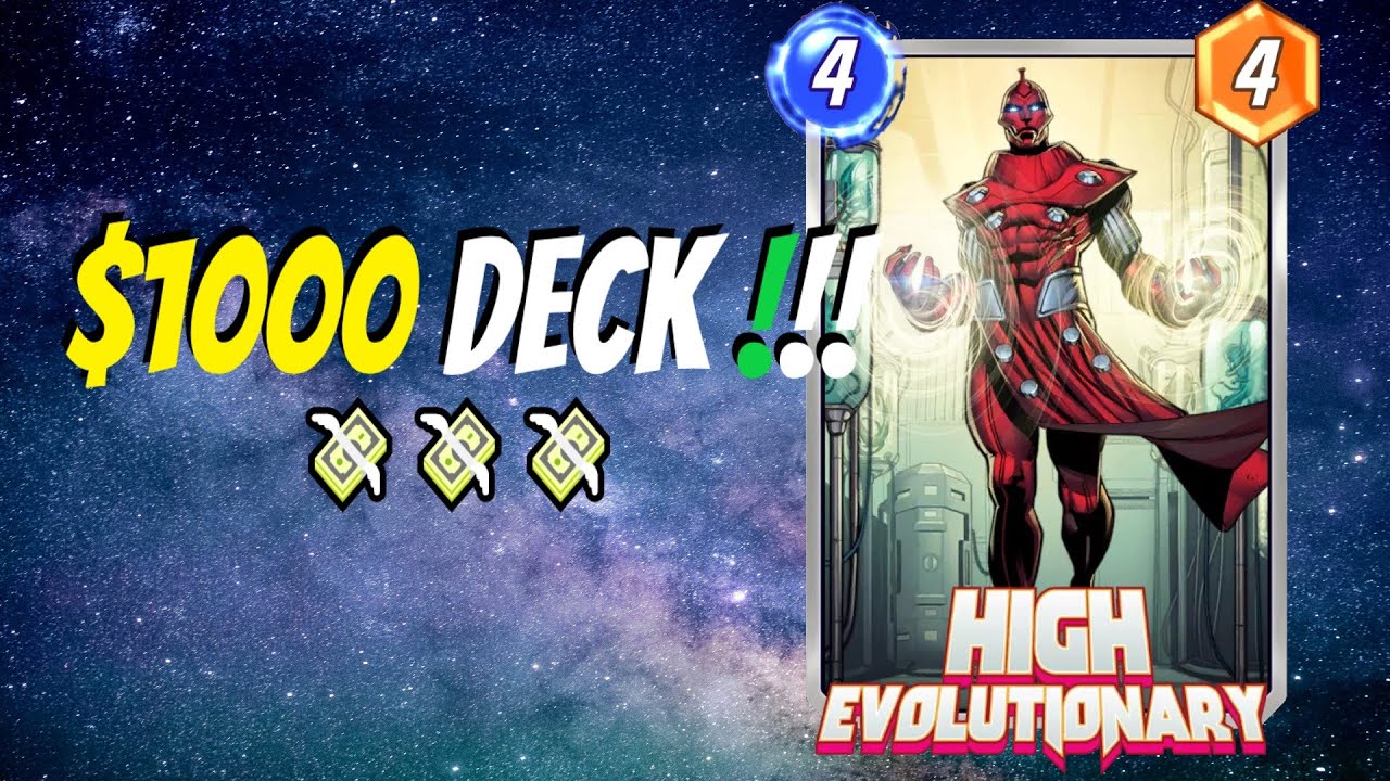 $1000+ High Evolutionary Deck! | Marvel Snap 🔥 | Infinite Gameplay ...
