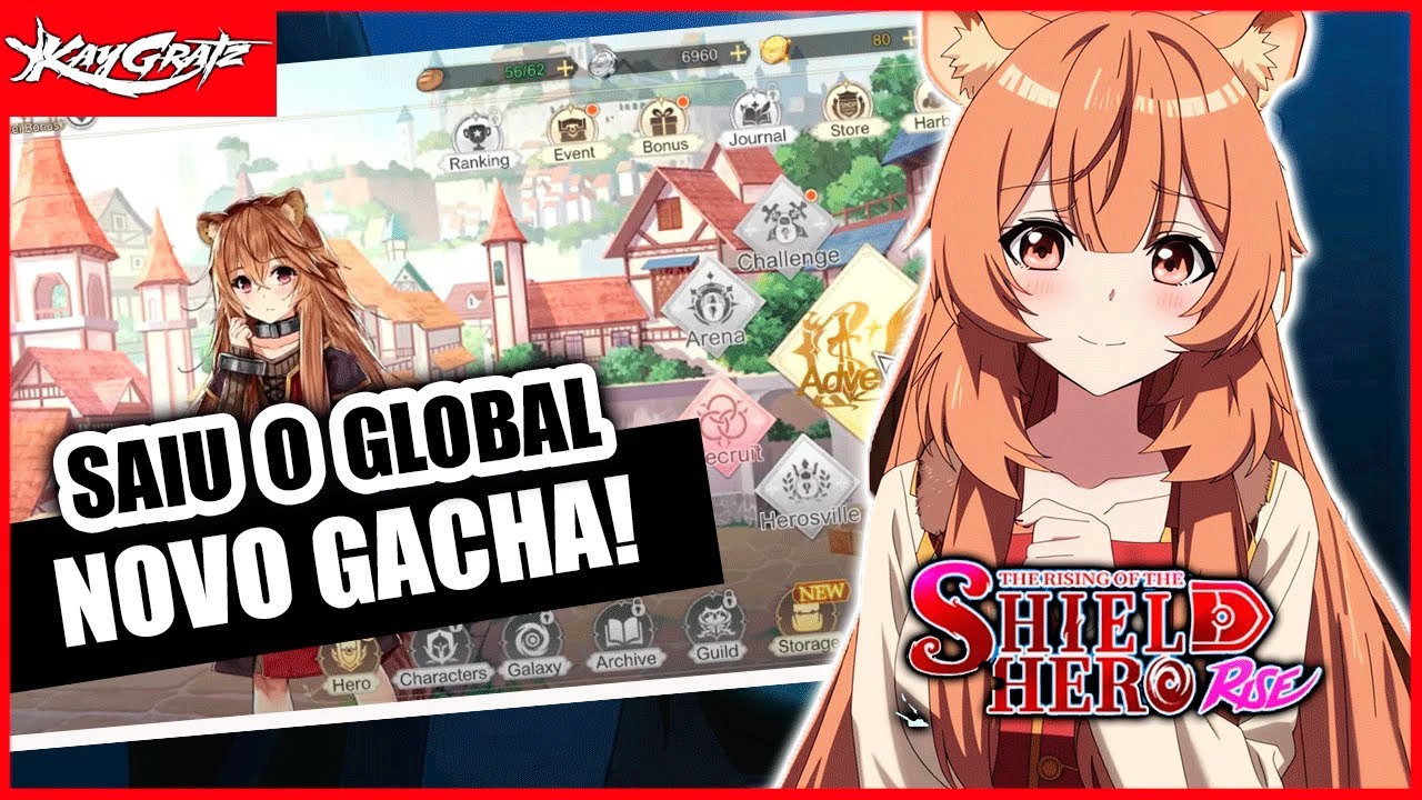 SAIU O GLOBAL! JOGO DO ANIME DO HEROI DO ESCUDO! Shield Hero: RISE ...