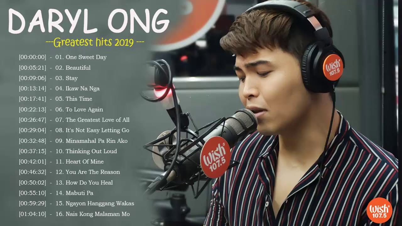 Daryl Ong Nonstop Love Songs - Daryl Ong Greatest Hits Full Playlist 2020