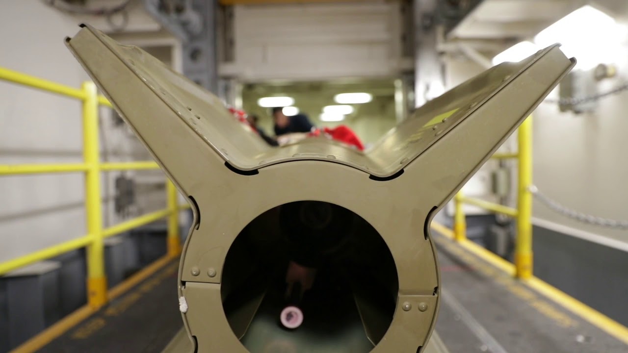 Advanced Weapons Elevators Aboard Gerald R. Ford - YouTube