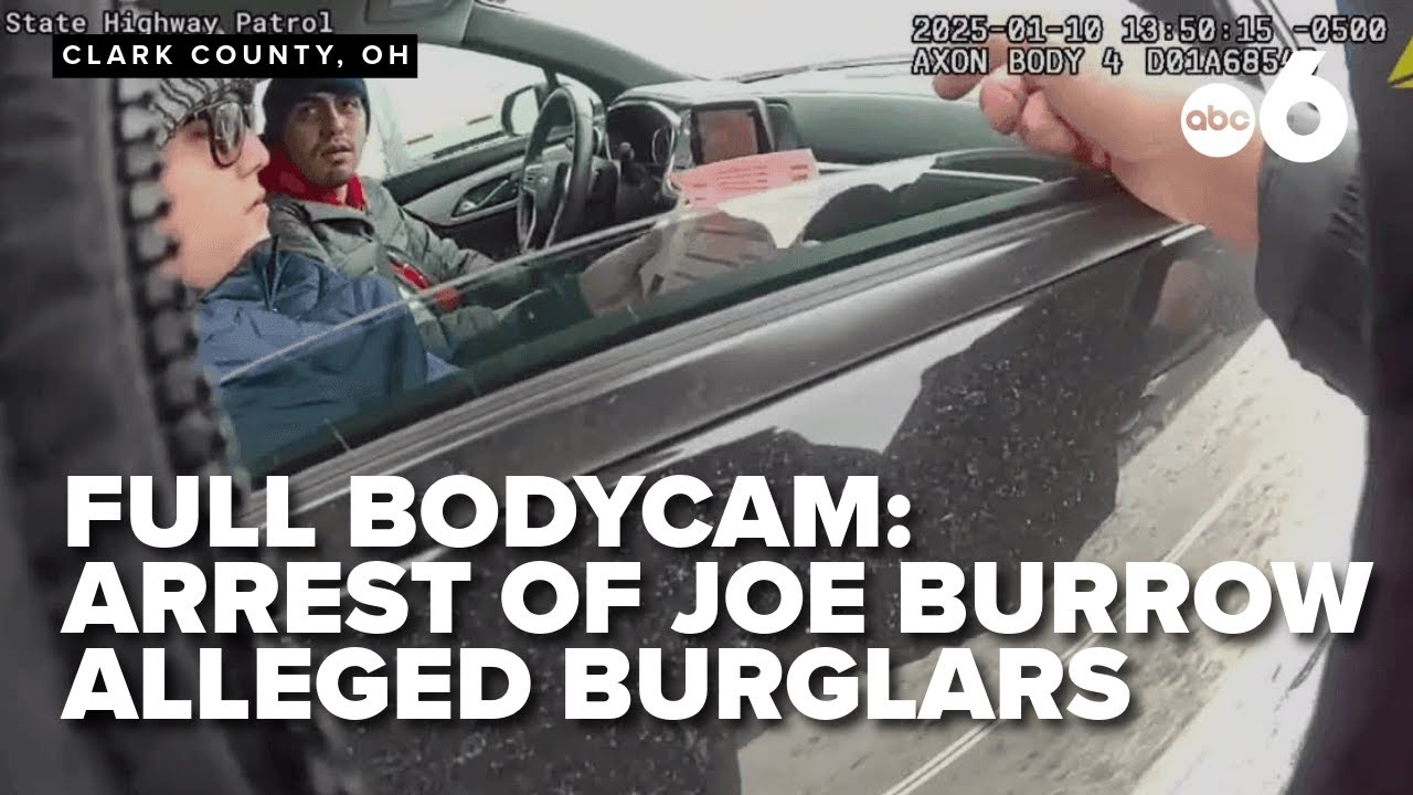 Police body cam footage shows arrest of four men allegedly connected to ...