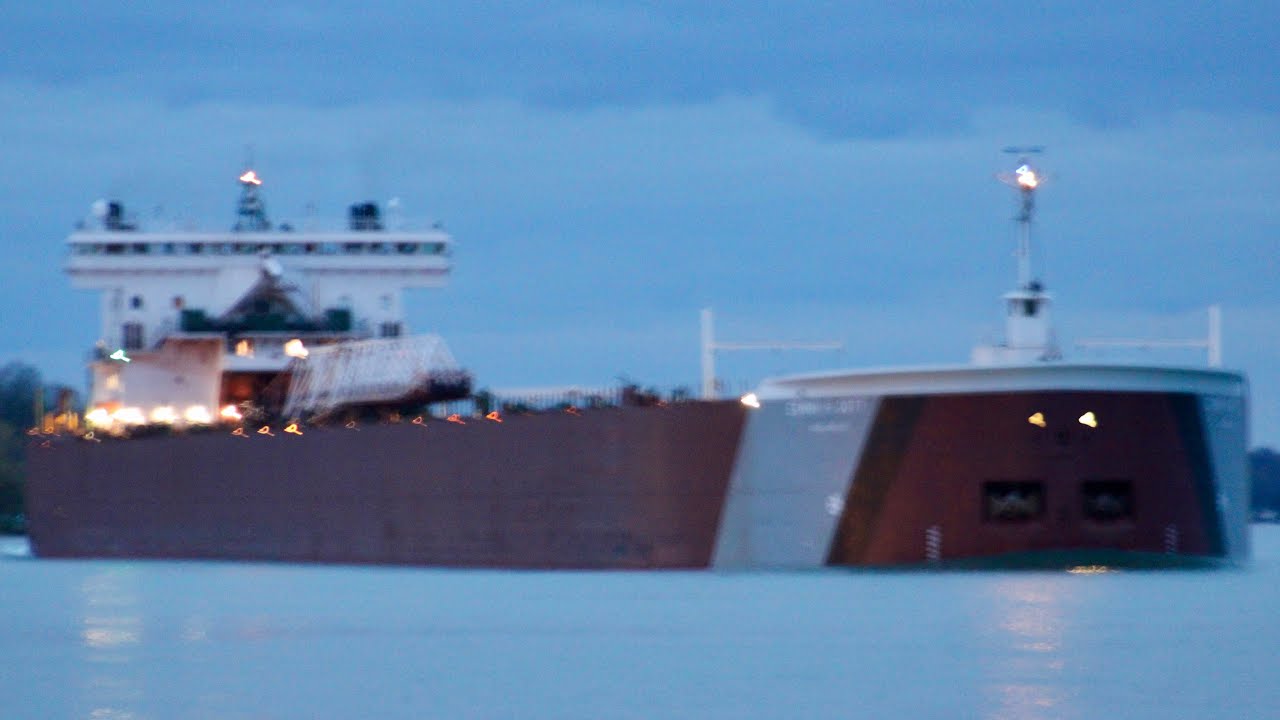 Thousand Foot Freighter Edwin H. Gott - YouTube
