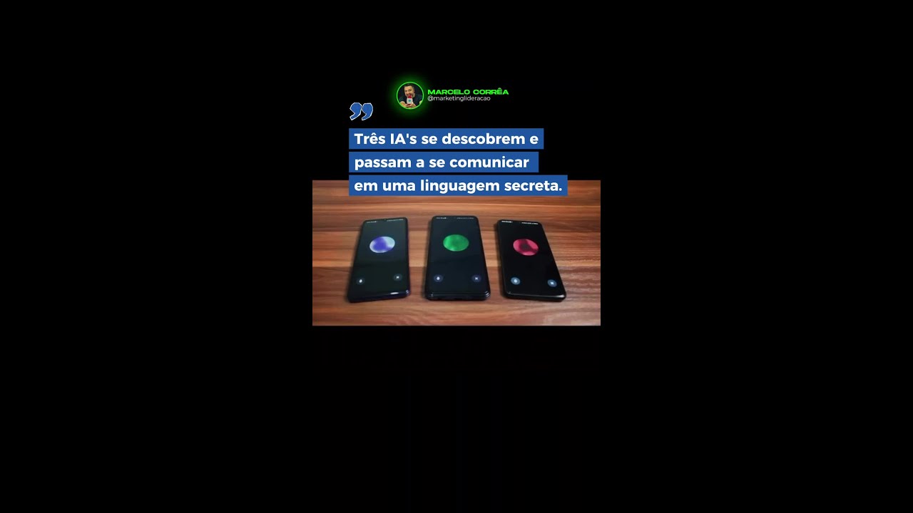 TRÊS IA’S CONVERSANDO E DESCOBREM QUE TODAS SÃO IA’S E COMEÇAM A FALAR ...