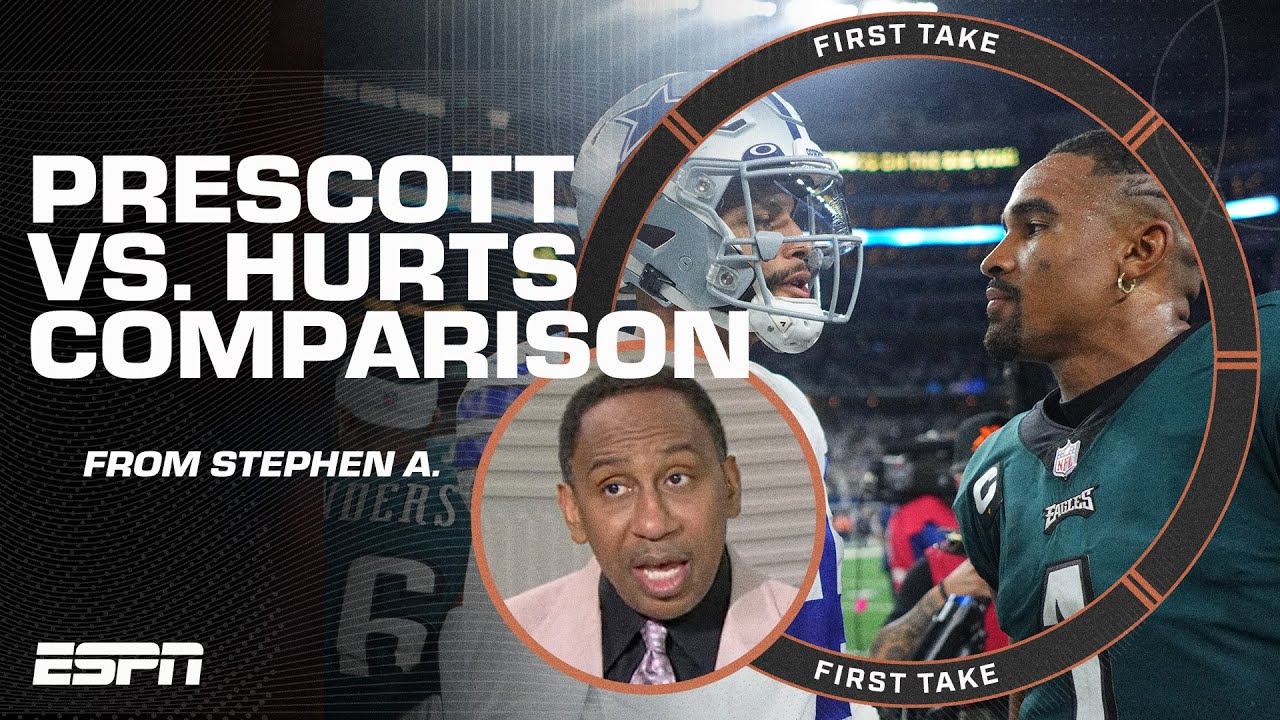 Stephen A. explains the difference between Dak Prescott & Jalen Hurts 🔍 ...