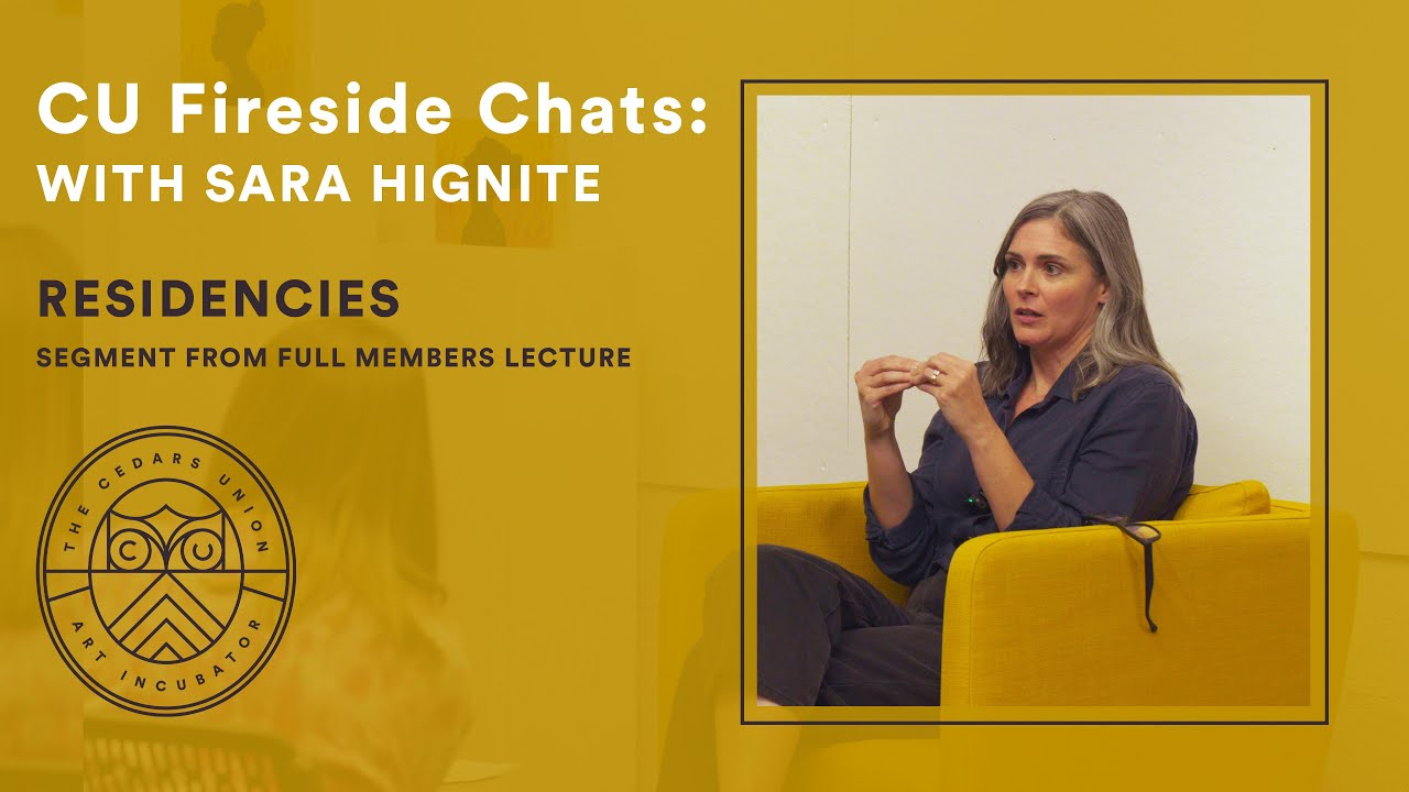 CU Fireside Chats with Sara Hignite: Residencies - YouTube