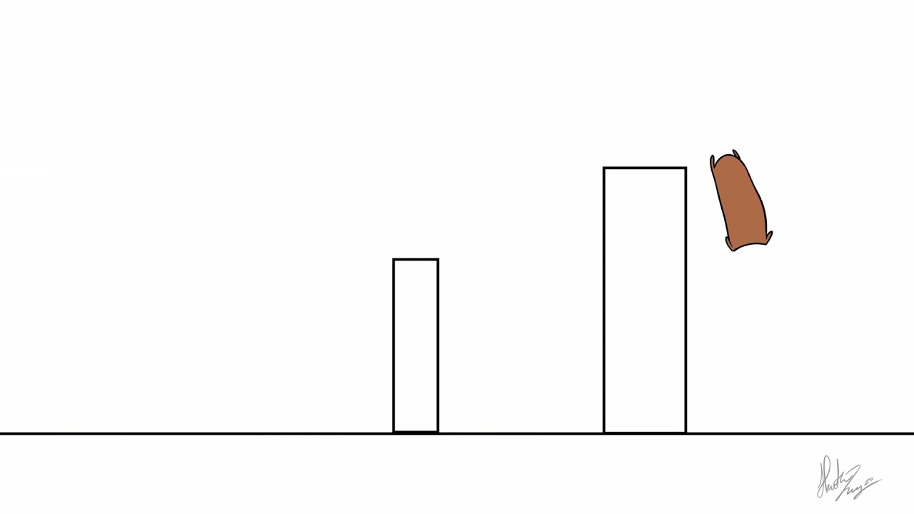 Flour Sack Jumping Animation - YouTube