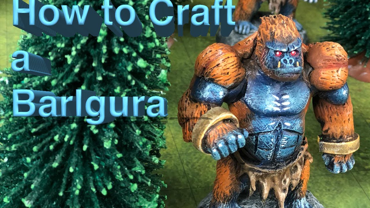 How to Craft a Barlgura for Dungeons & Dragons - YouTube
