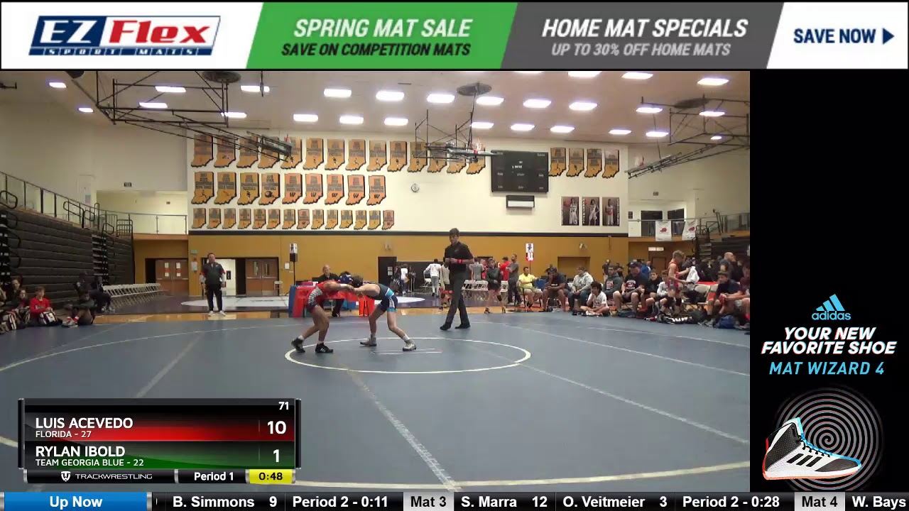 Mat 16 71 Luis Acevedo Florida Vs Rylan Ibold Team Georgia Blue - YouTube