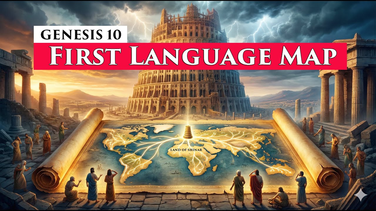 The Tower of Babel: First Language Map (Genesis 10) - YouTube