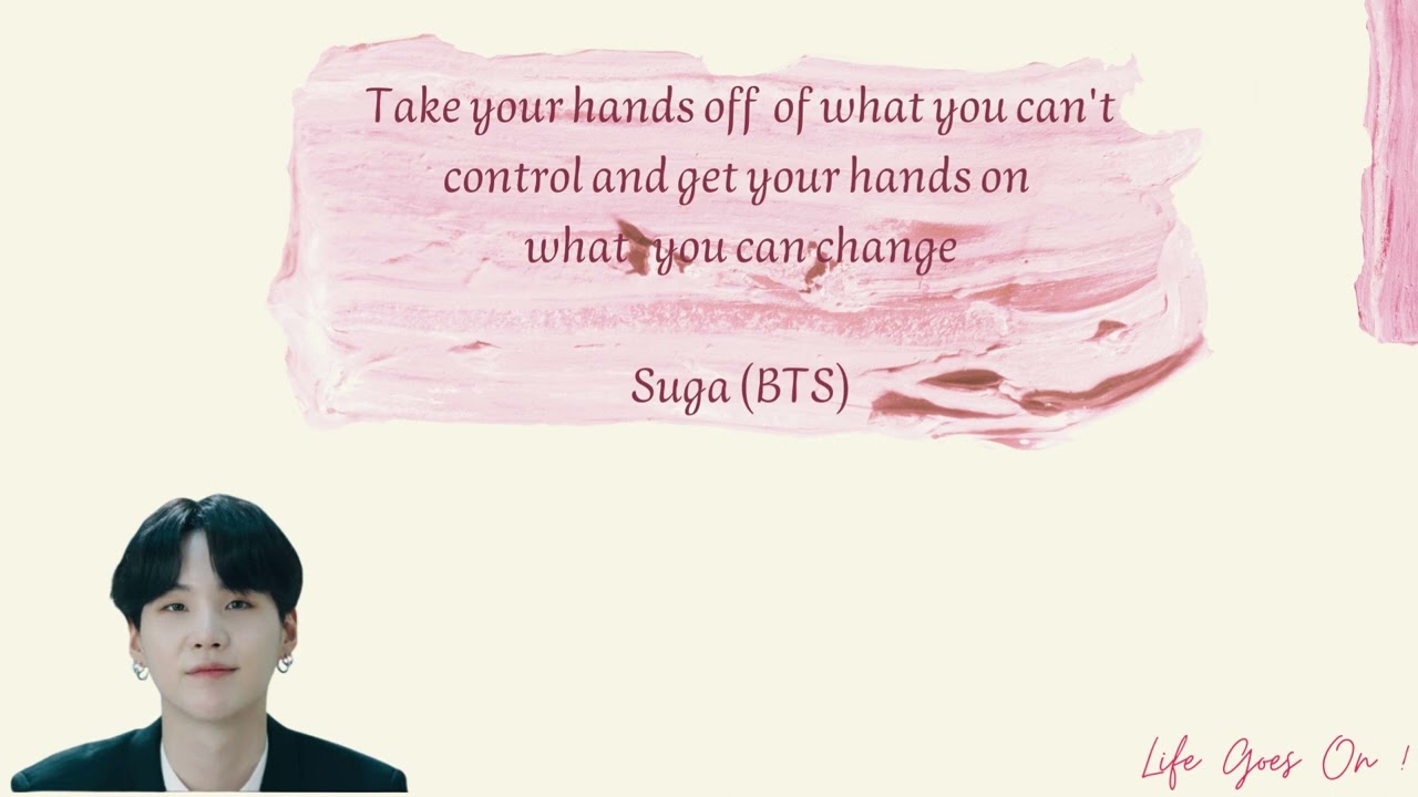 Quotes of Suga BTS - YouTube