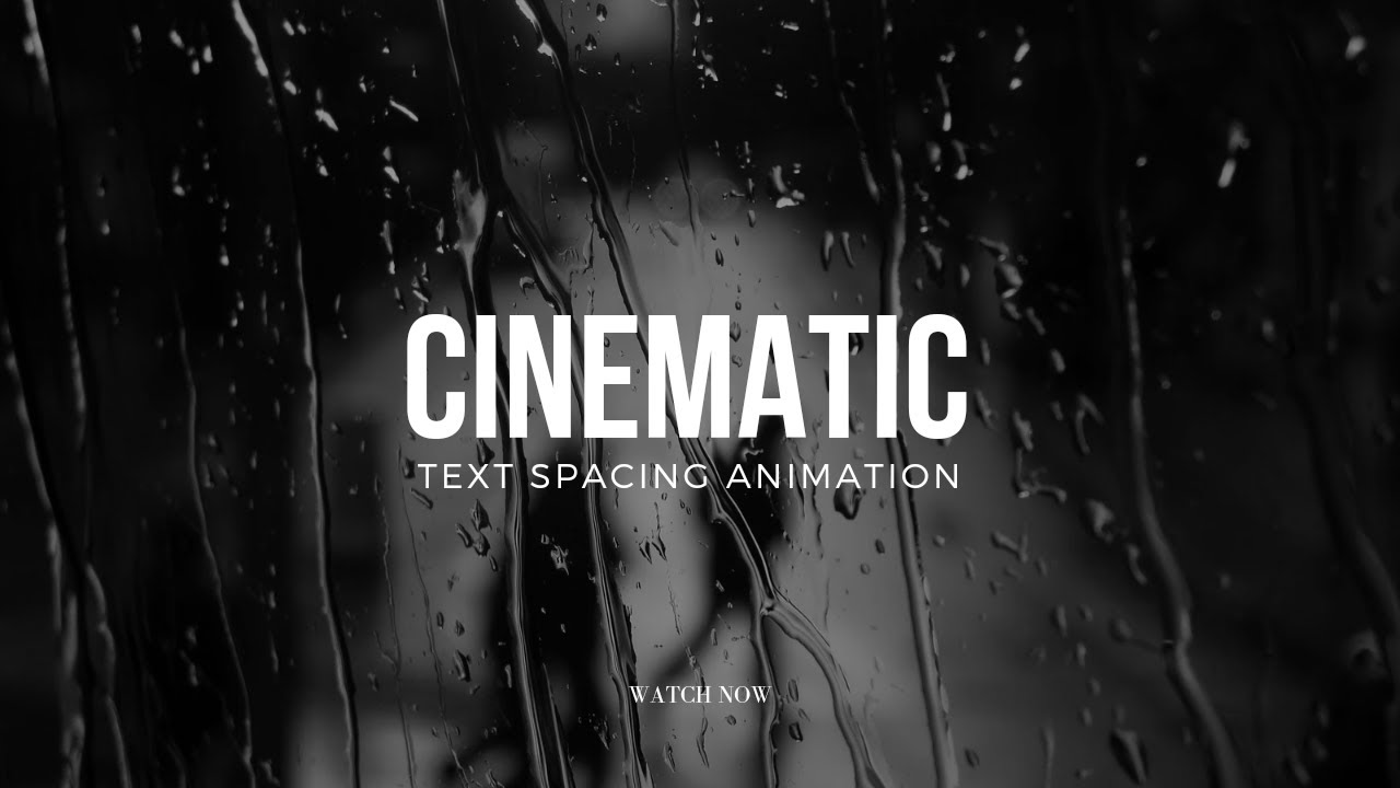 Expanding Cinematic Title | How to Create an Epic Zoom Title - YouTube