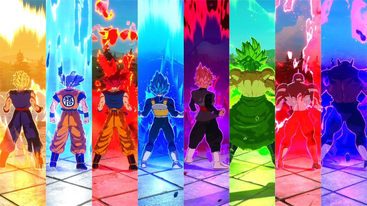 Dragon Ball Sparking Zero - All Character Fusions and Transformations ...