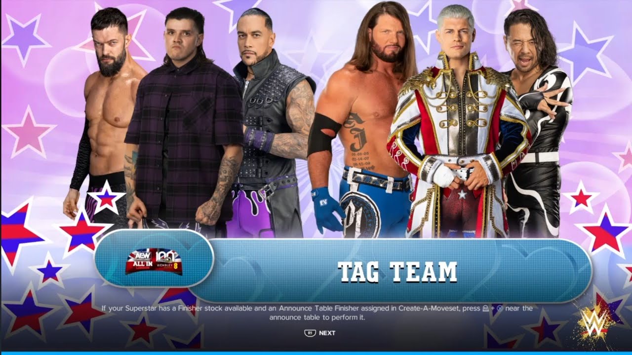 The Judgement Day vs Styles Rhodes & Nakamura. WWE All In London WWE 24 ...