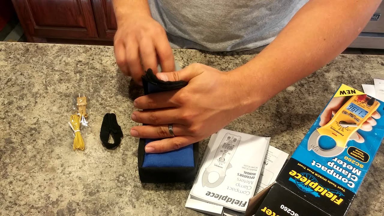 Fieldpiece SC260 True RMS Clamp Meter Unboxing - YouTube