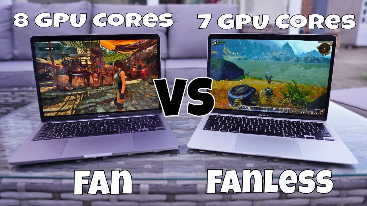 M1 MacBook Air vs M1 MacBook Pro: Gaming Performance - YouTube