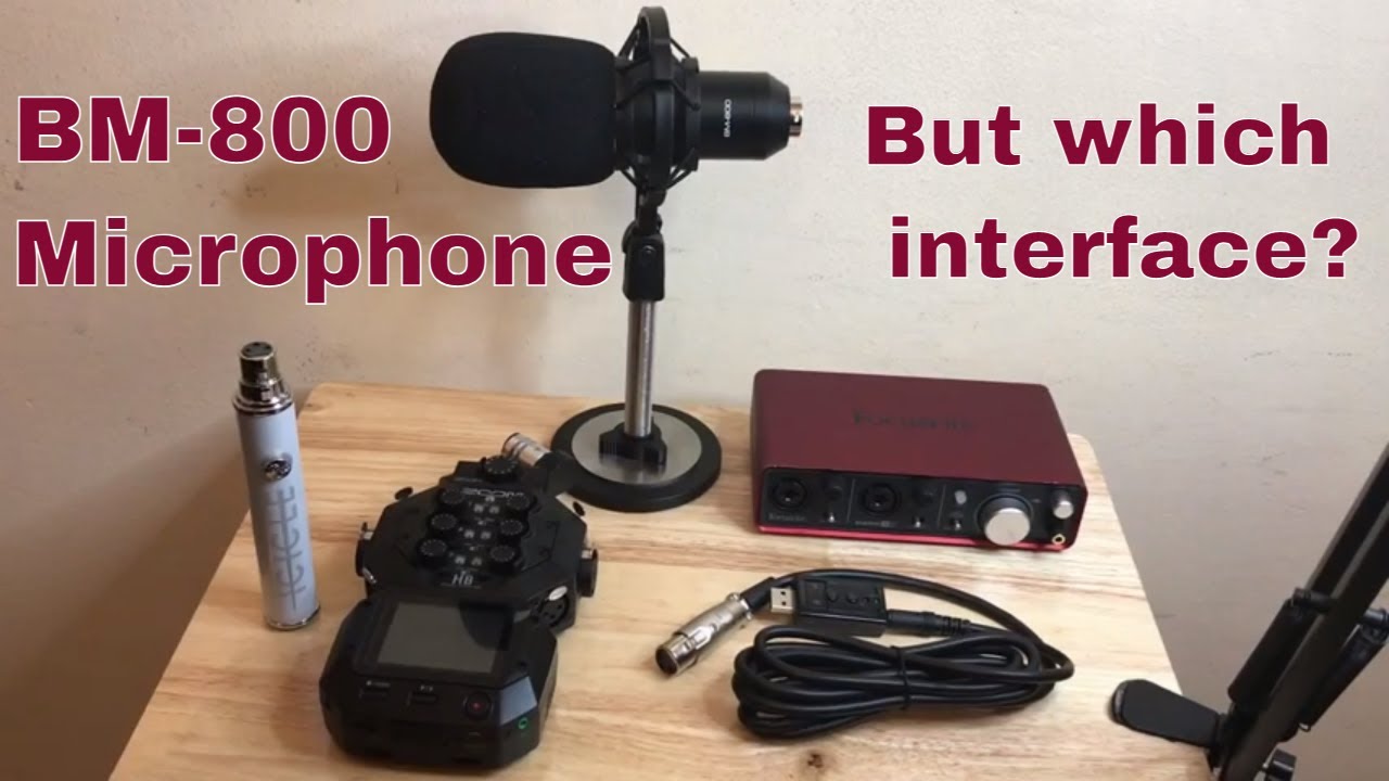 BM-800 microphone: Which interface should I use with it for voiceovers ...