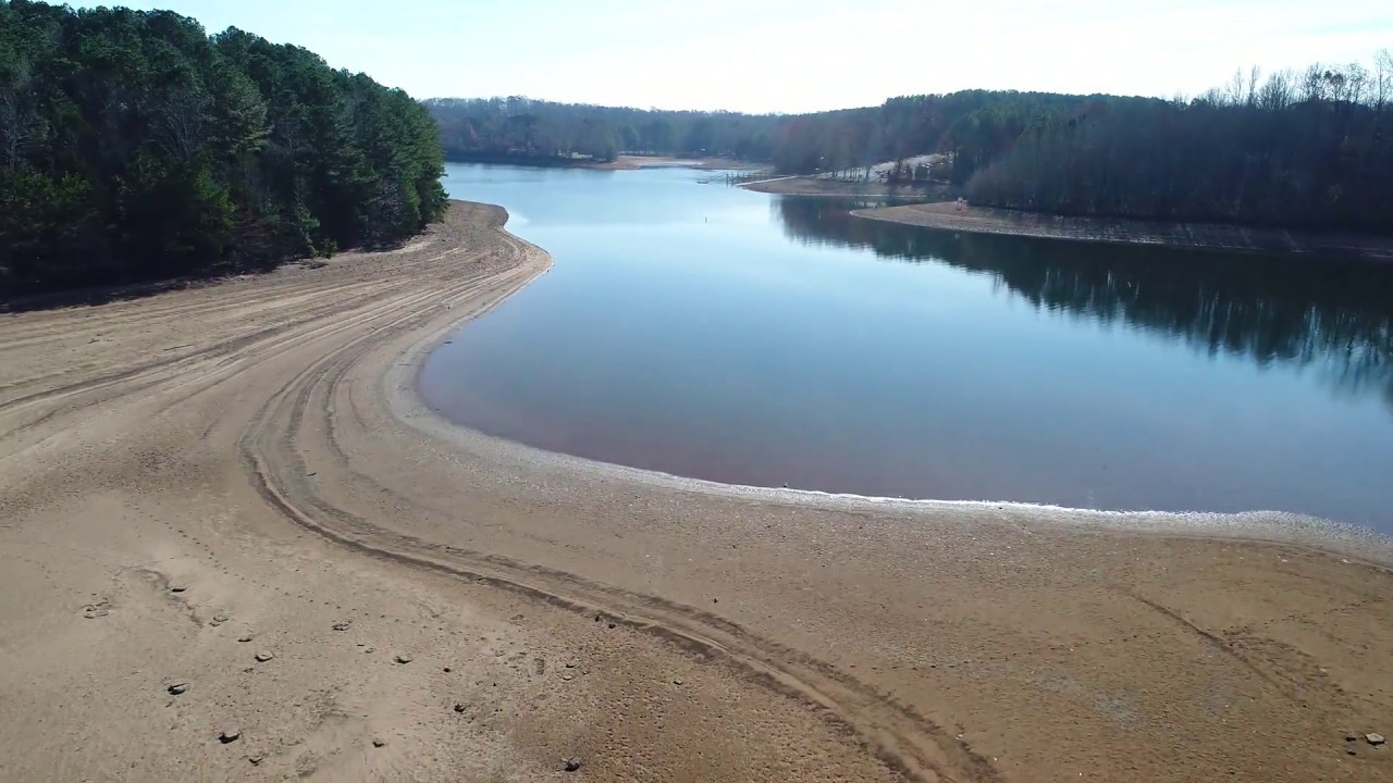 Flying around Devil's Step Island (low water) Tim's Ford Lake, TN DJI ...